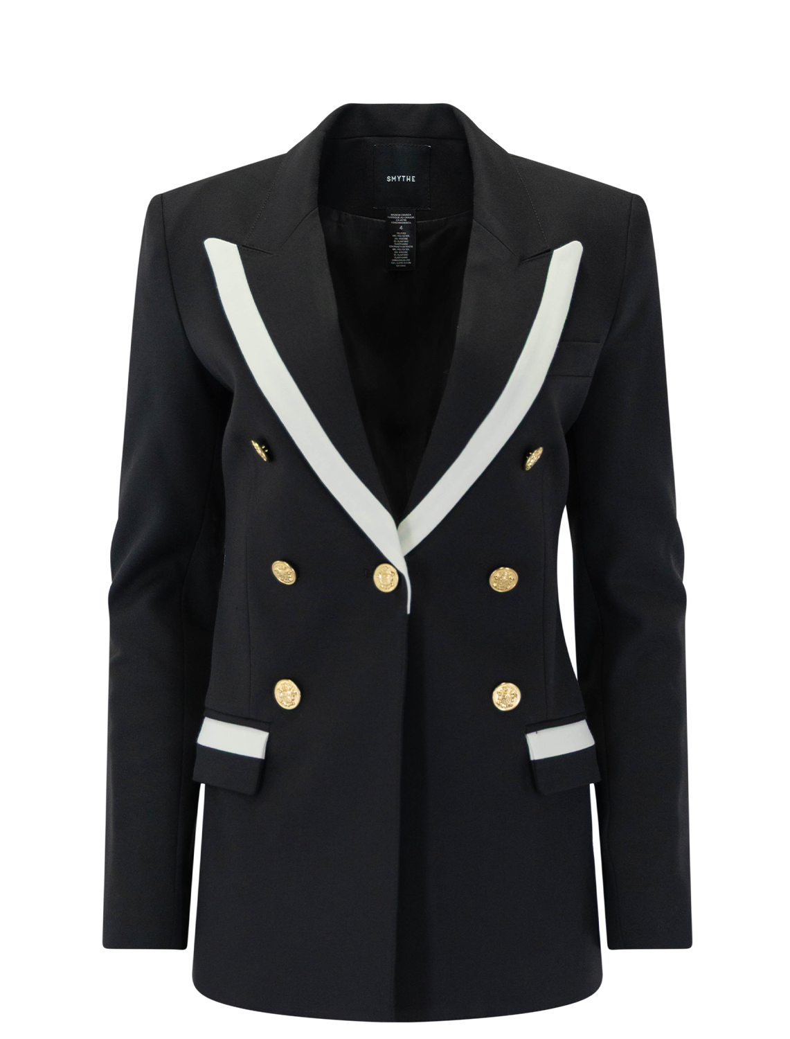 taped blazer in black and white – Twigs