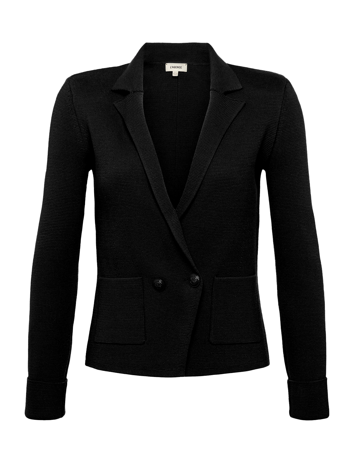 sofia knit blazer with tonal buttons – Twigs
